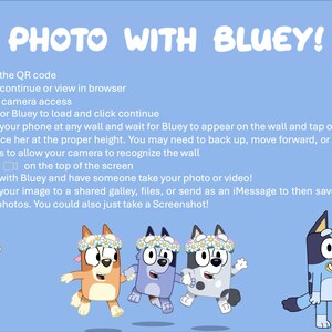 Life-size Digital Bluey Experience! Photo Prop and Birthday Decor ...