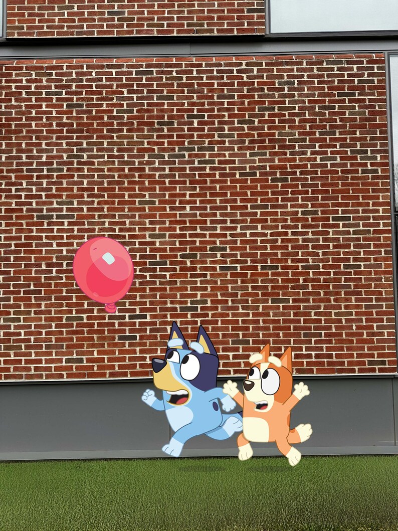 Life-size Digital Bluey Experience Photo Prop and Birthday Decor ...