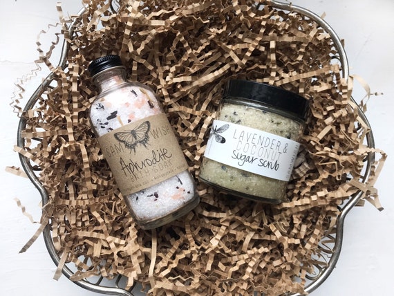 Organic Spa Gift Set // Extra Small // All Natural // Vegan // | Etsy