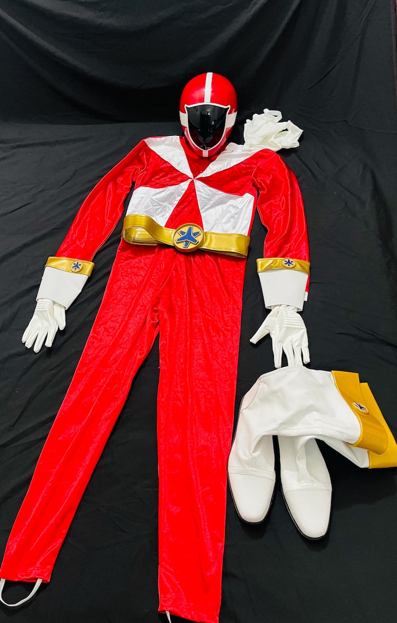 1/1 Gogo-v Gored-red Lightspeed Ranger Cosplay Costume - Etsy