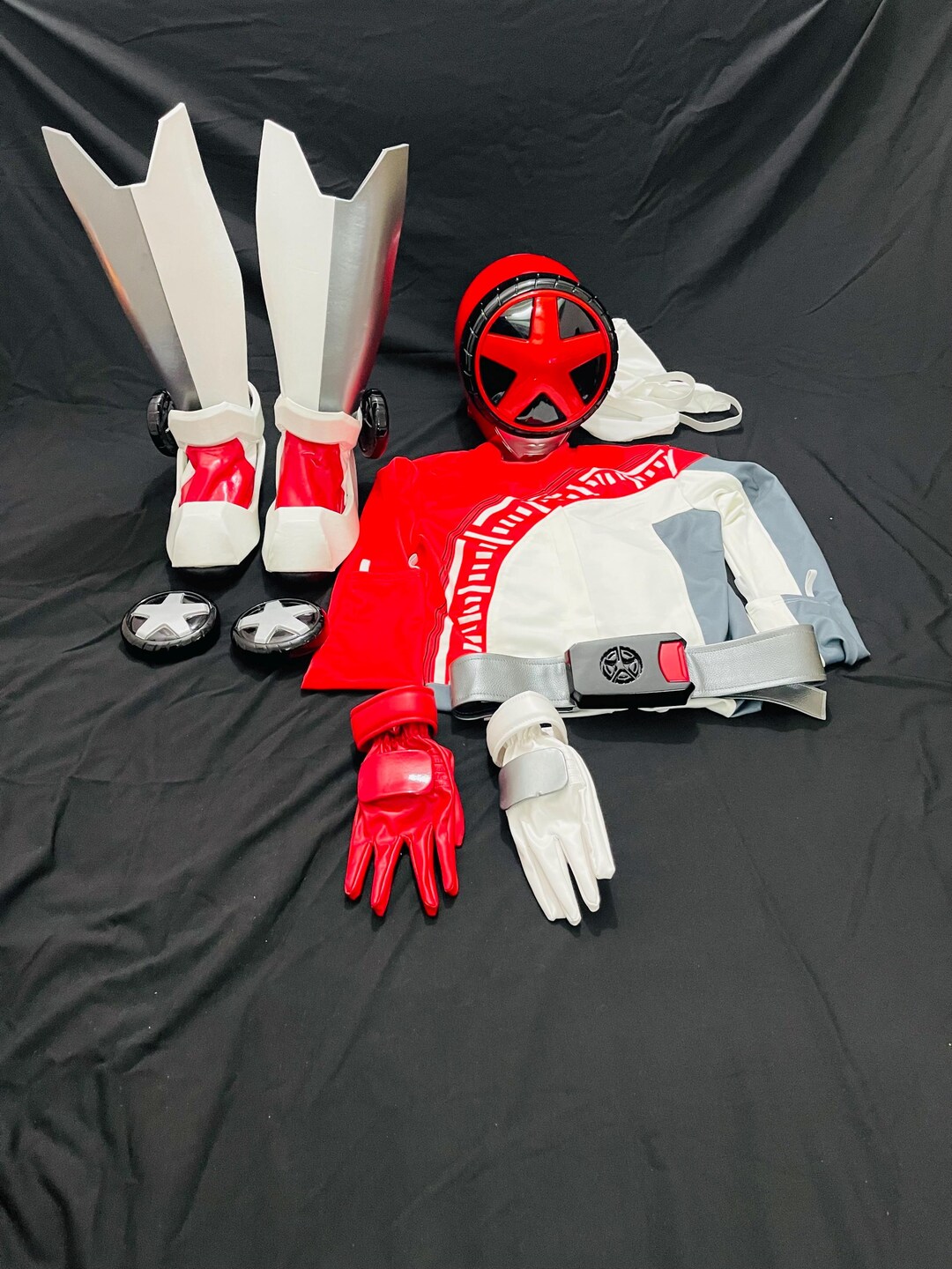 1/1 Bakuage Sentai Boonboomger Red Cosplay Costume Suit Full Set - Etsy