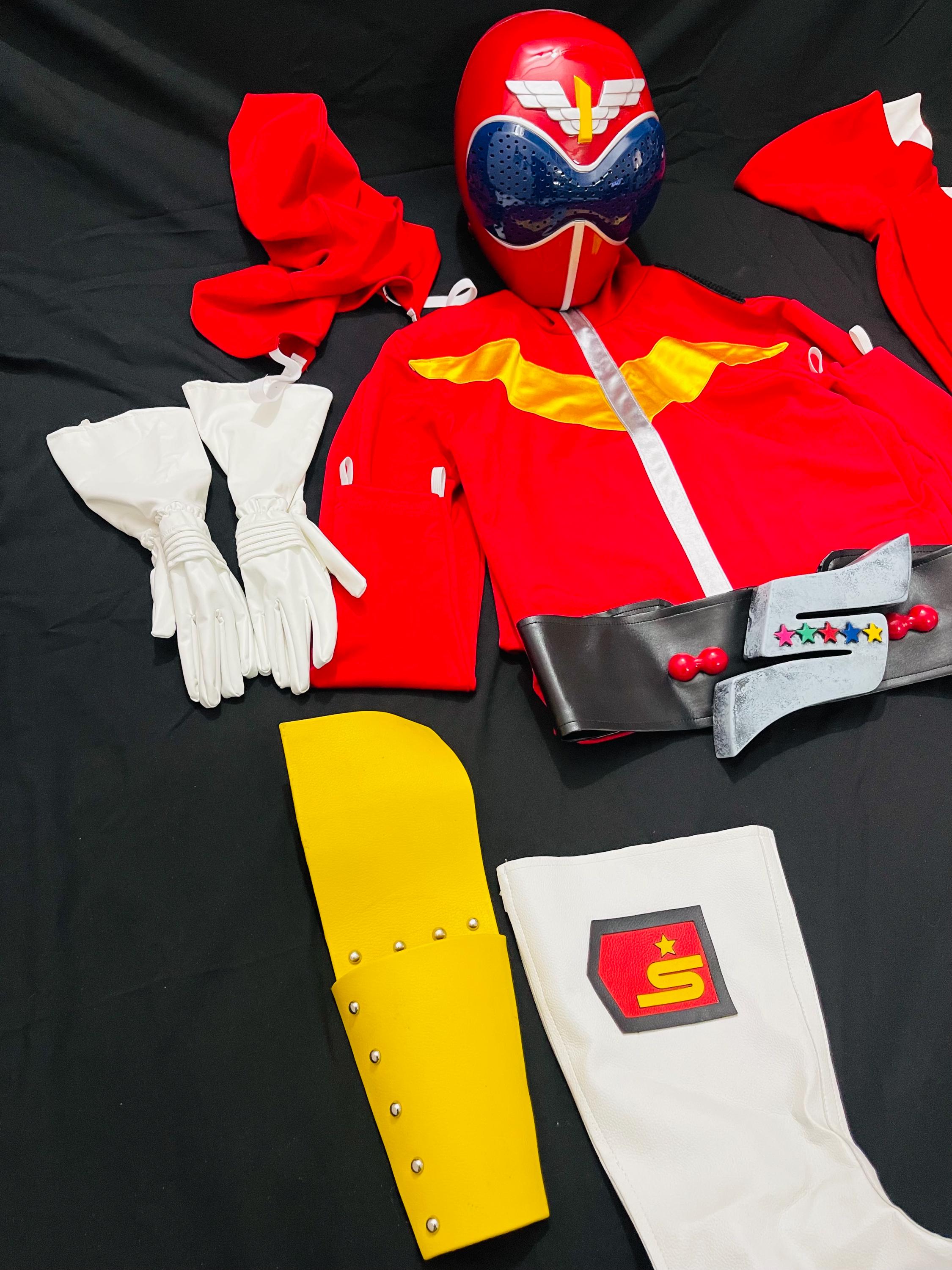 1/1 Himitsu Sentai Gorenger Akarenger Cosplay Costume Suit - Etsy