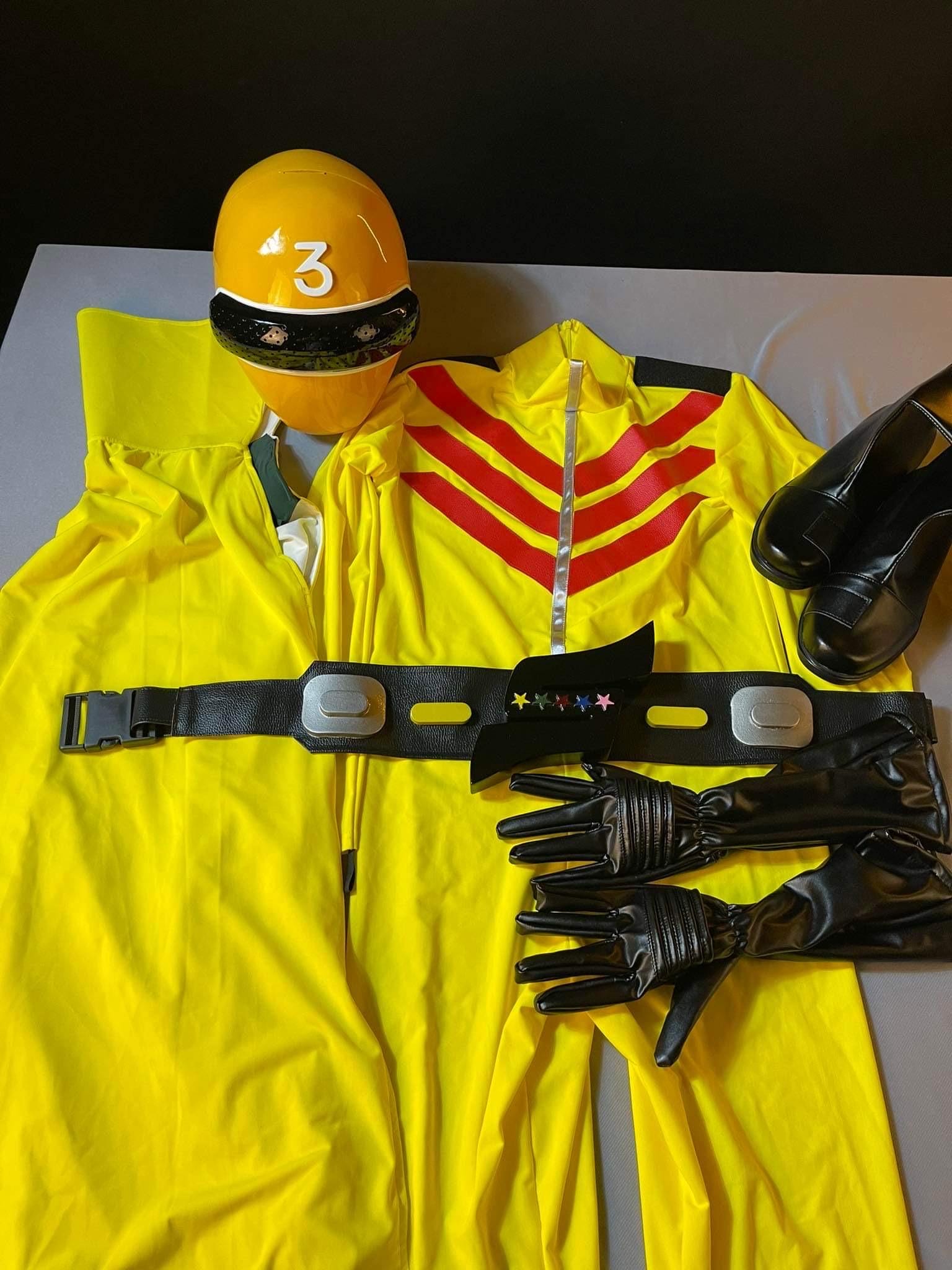 1/1 Himitsu Sentai Goranger Cosplay Costume Suit Full Set - Etsy