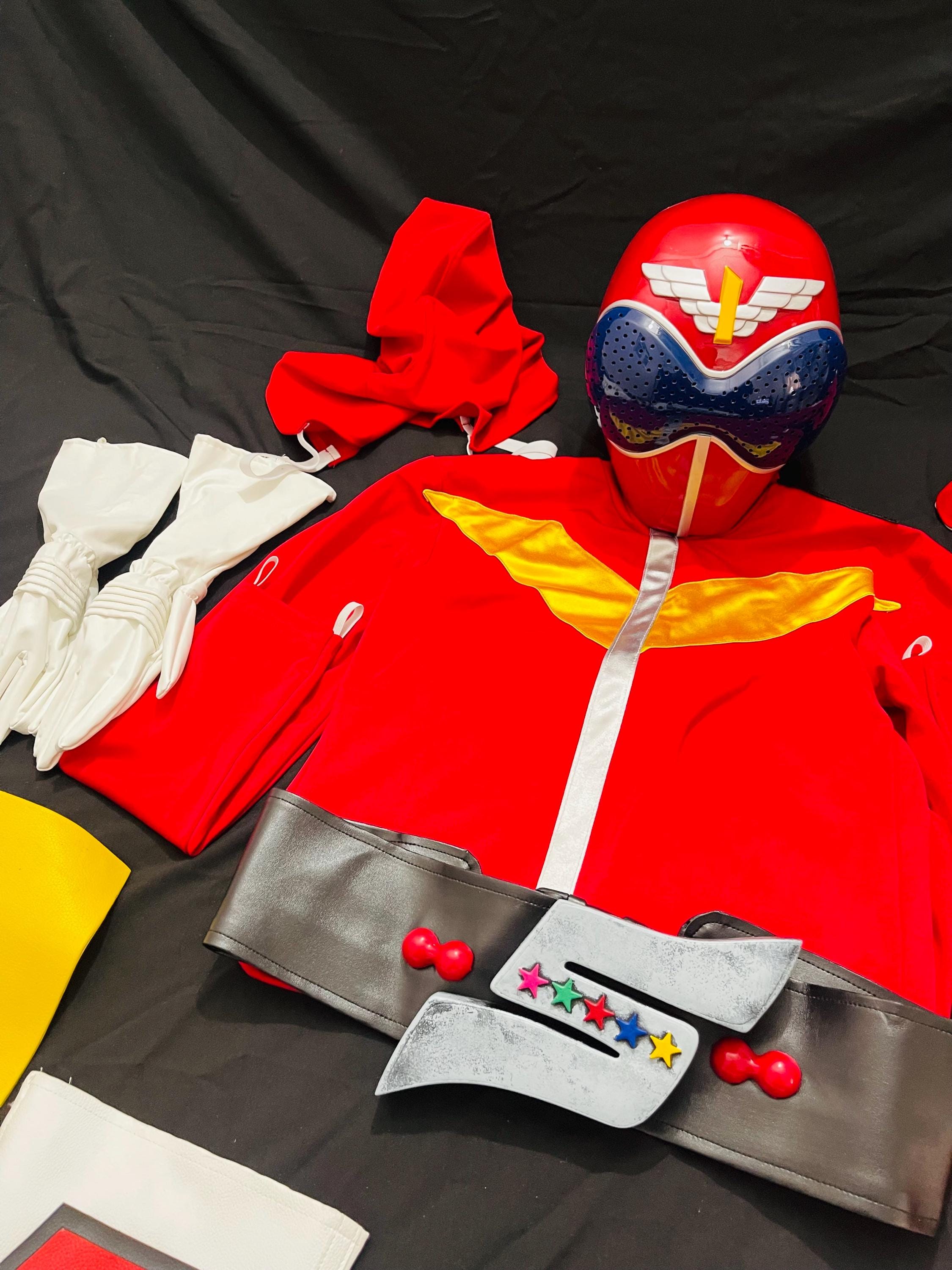 1/1 Himitsu Sentai Gorenger Akarenger Cosplay Costume Suit - Etsy
