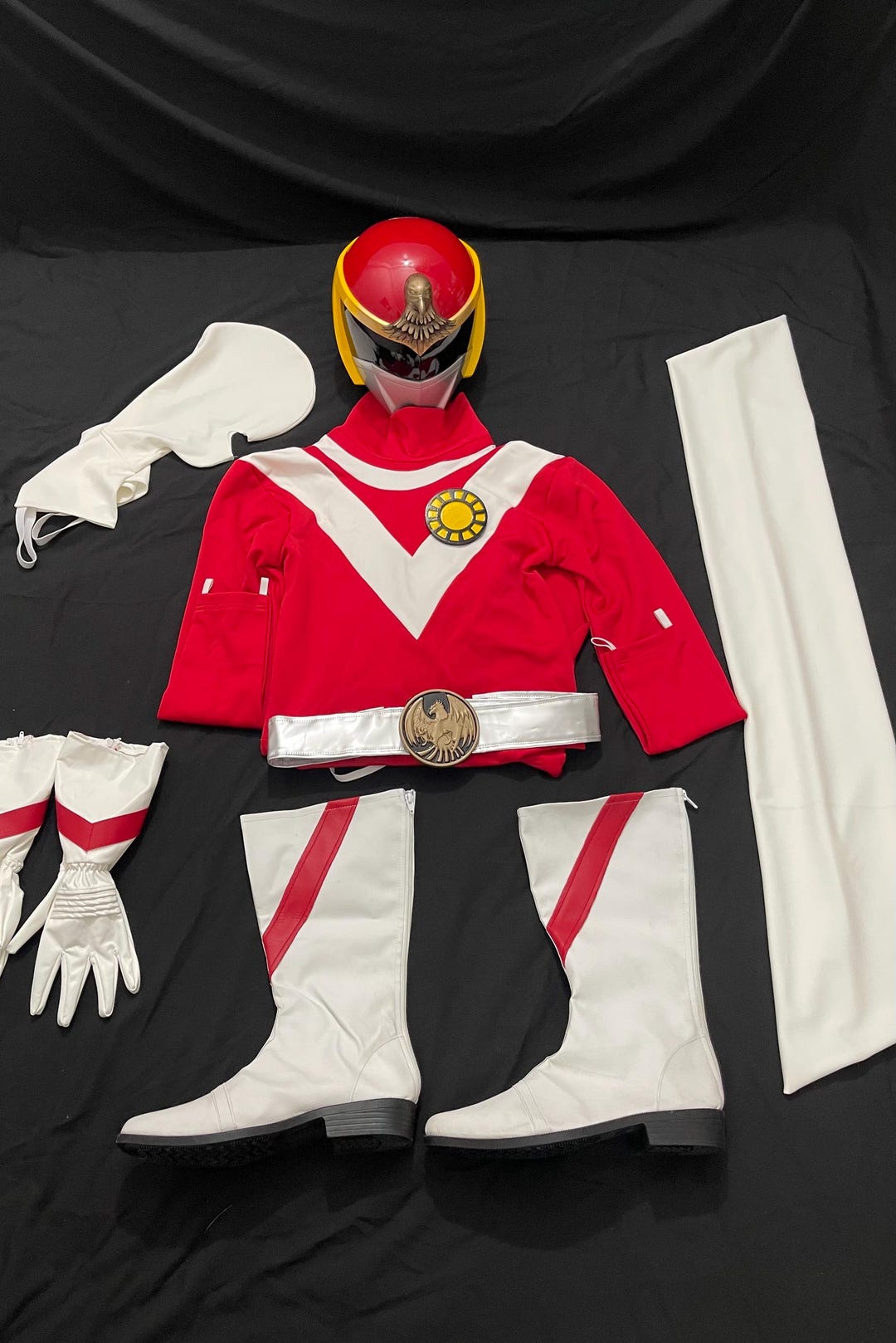 1/1 Vuleagle Red Taiyo Sentai Sun Vulcan Cosplay Costume Suit - Etsy