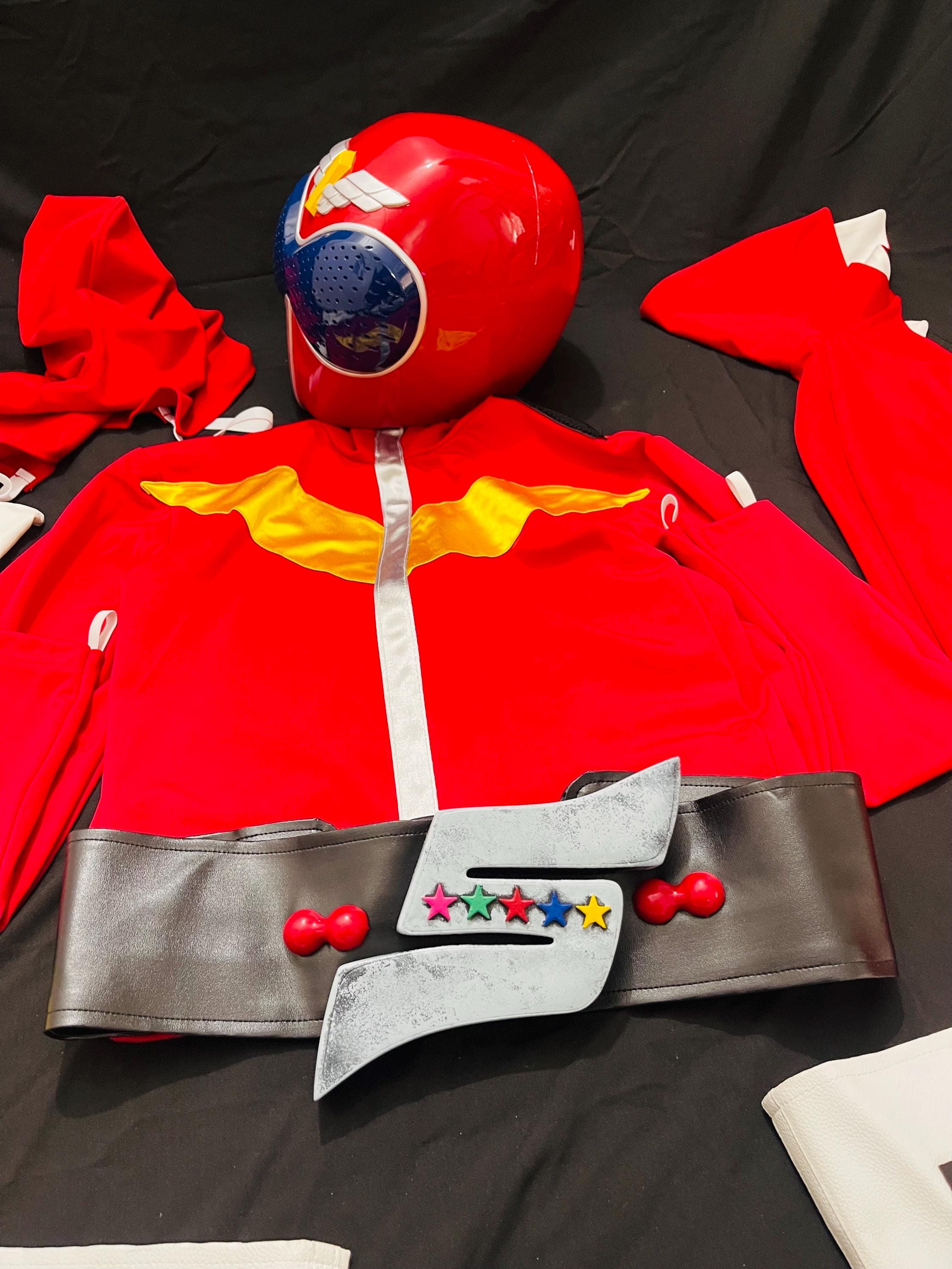 1/1 Himitsu Sentai Gorenger Akarenger Cosplay Costume Suit - Etsy