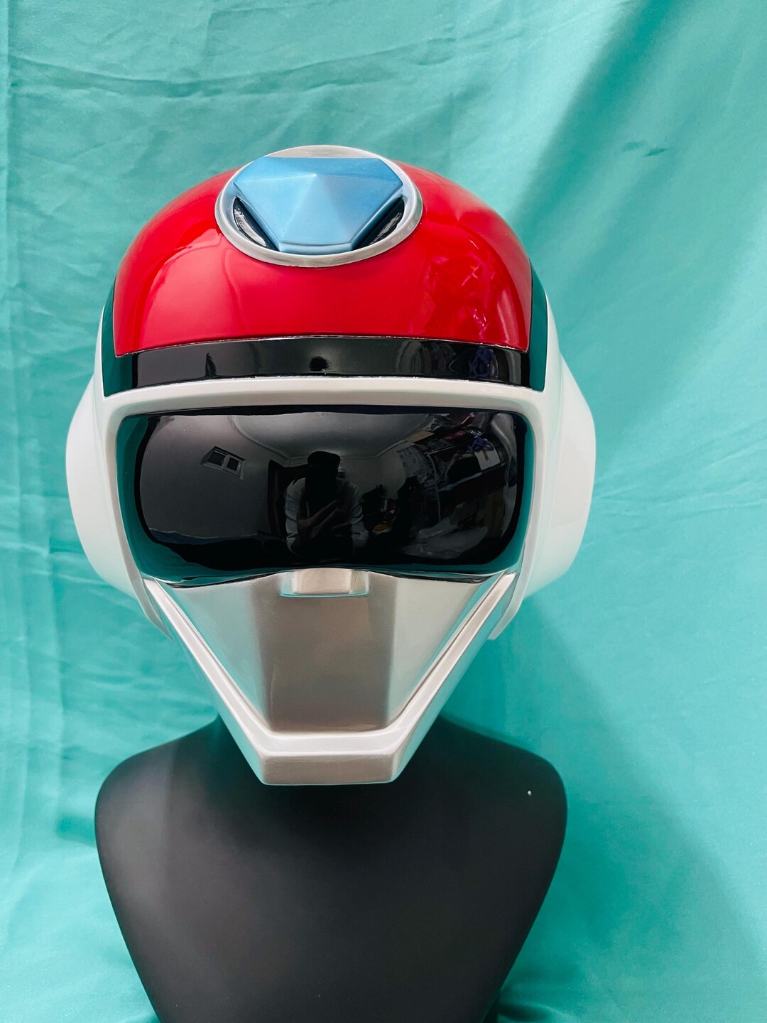 1/1 Red Flash Sentai Cosplay Helmet Mask - Etsy