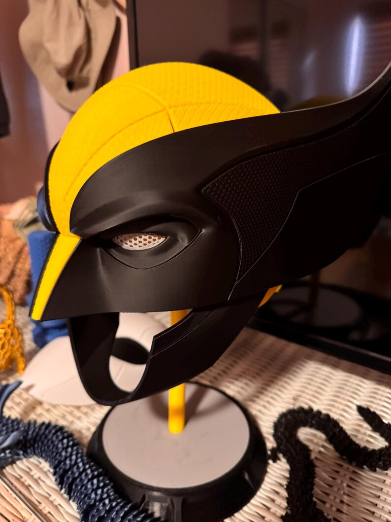 Wolverine 3D Printed Mask With Stand - Etsy