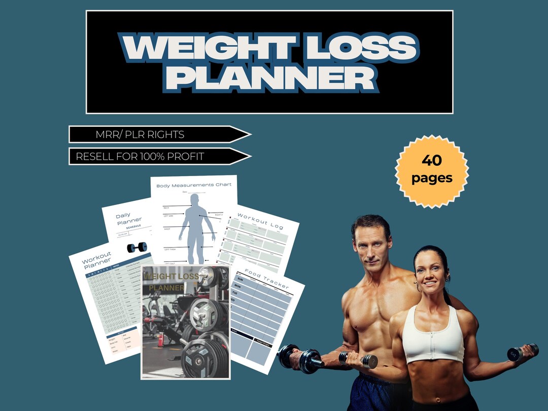 Weight Loss Tracker Printable PDF Weight Tracking Template Instant ...