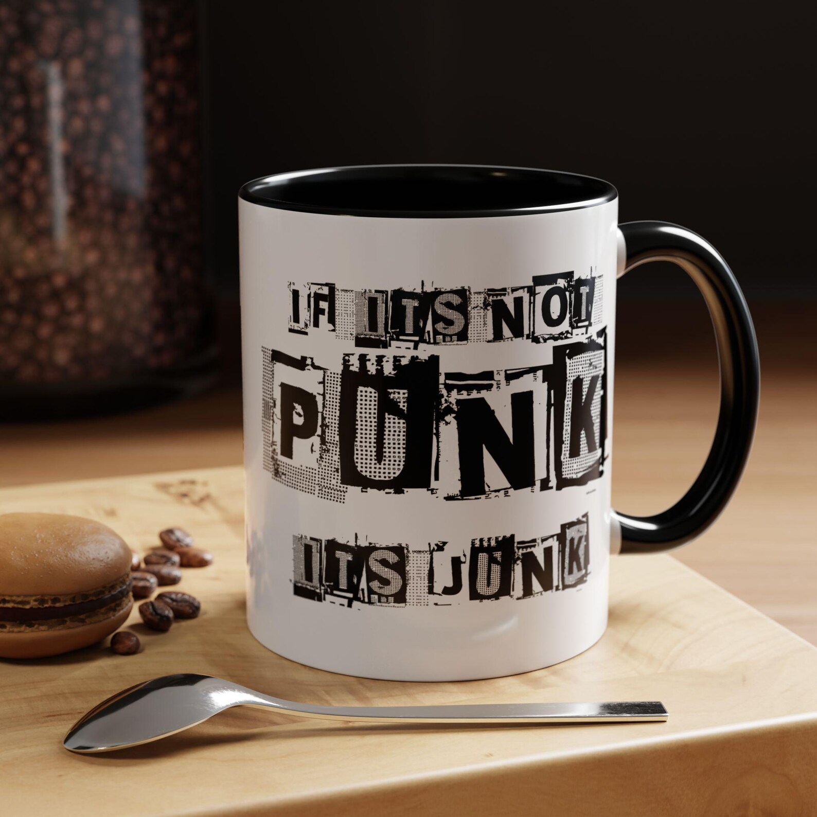 Punk Coffee Mug, If It's Not Punk It's Junk, Punk Music Lover Gift, If ...