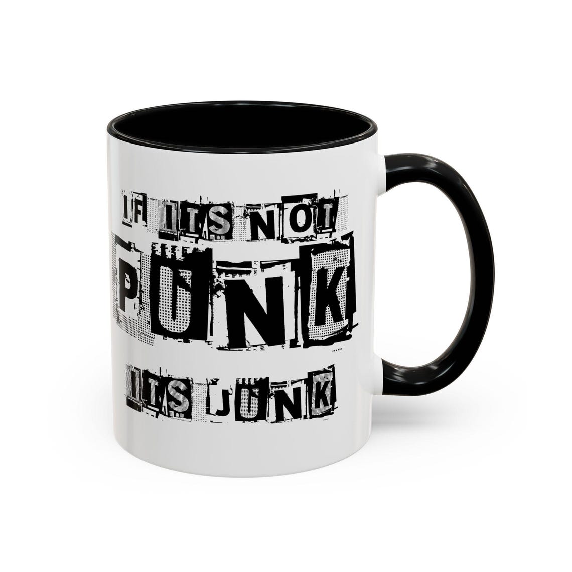 Punk Coffee Mug, If It's Not Punk It's Junk, Punk Music Lover Gift, If ...