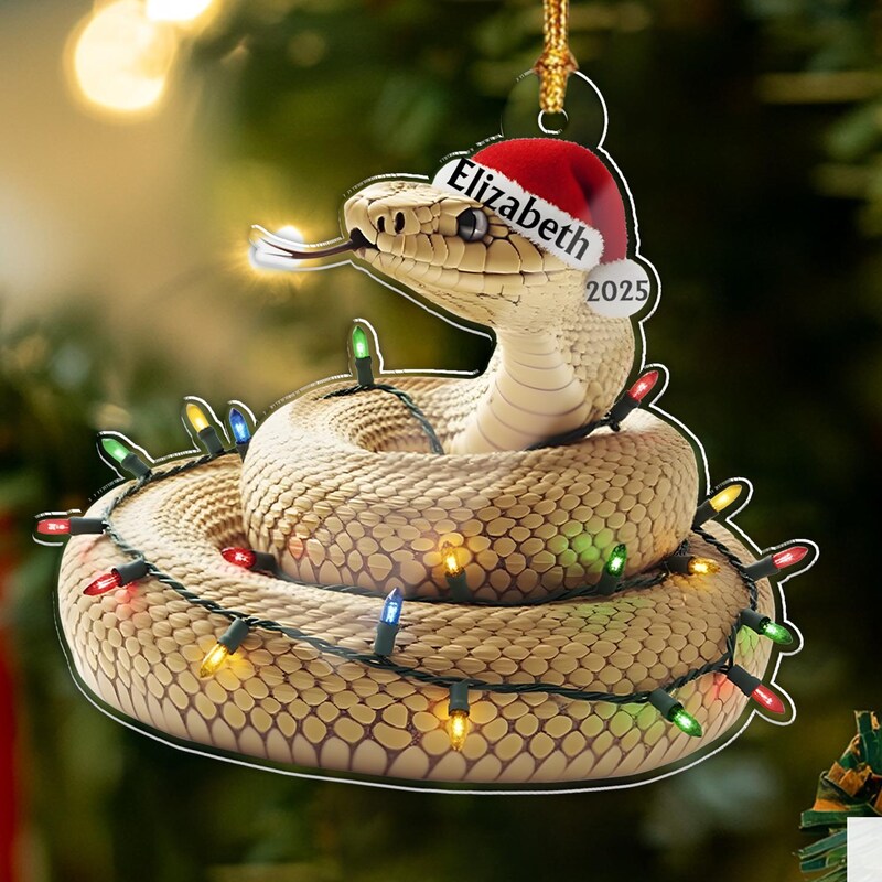 Wildlife Snake Ornament - Etsy