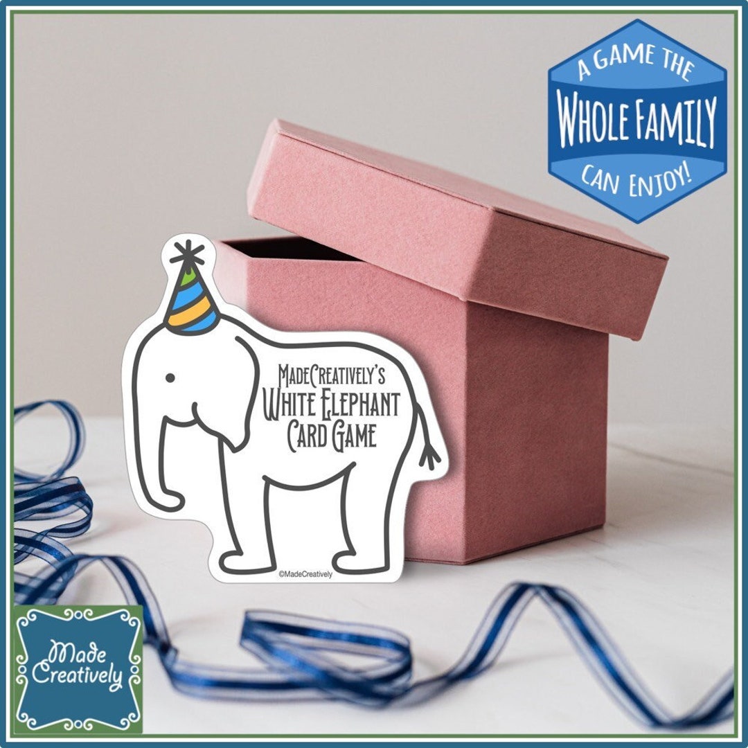 White Elephant Card Game A Fun New Twist on the Traditional - Etsy