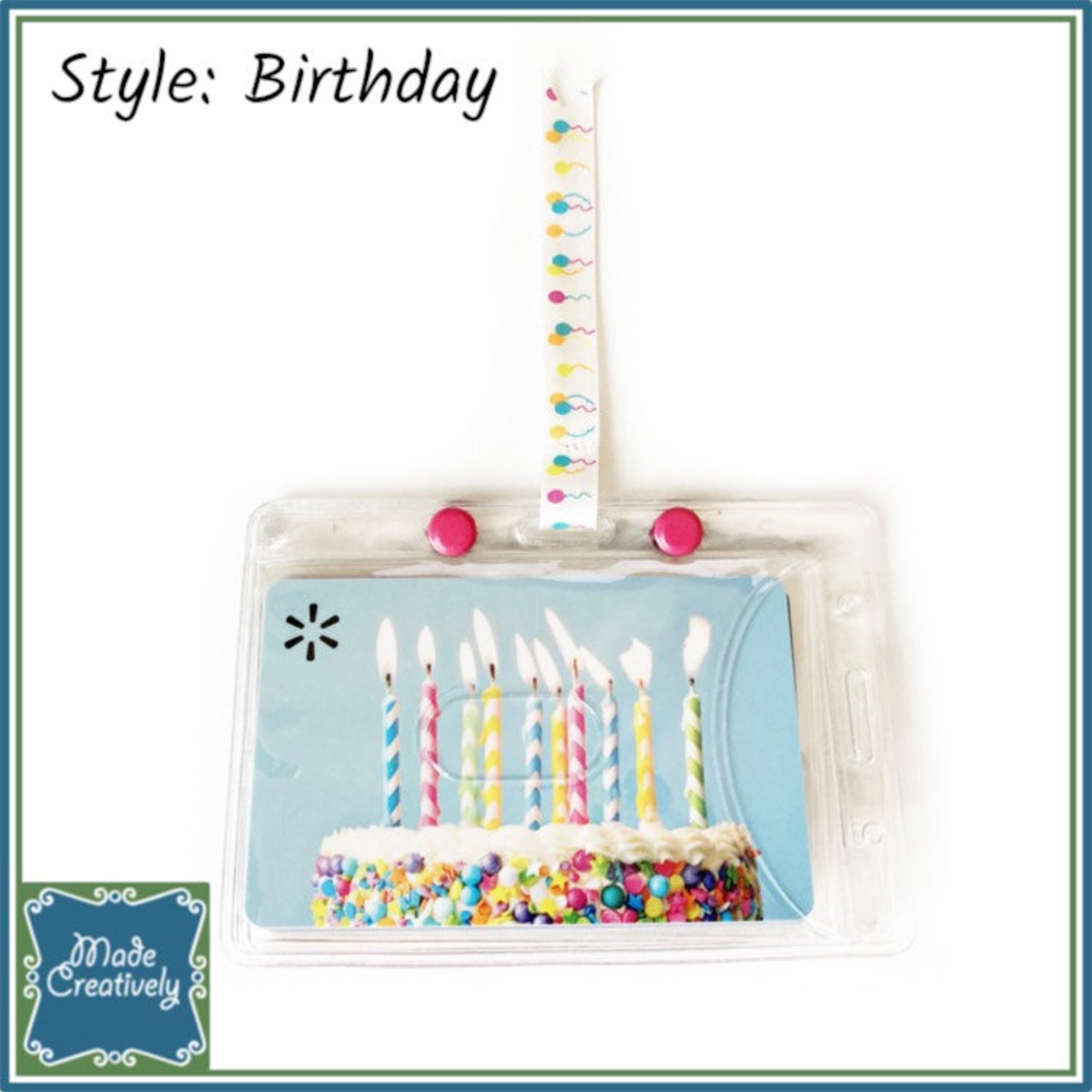 Pocket-size Clear Plastic Gift Card Holder or Credit Card - Etsy