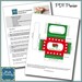 Digital Shoebox Packing Party Mini Shoebox Ornament - Etsy