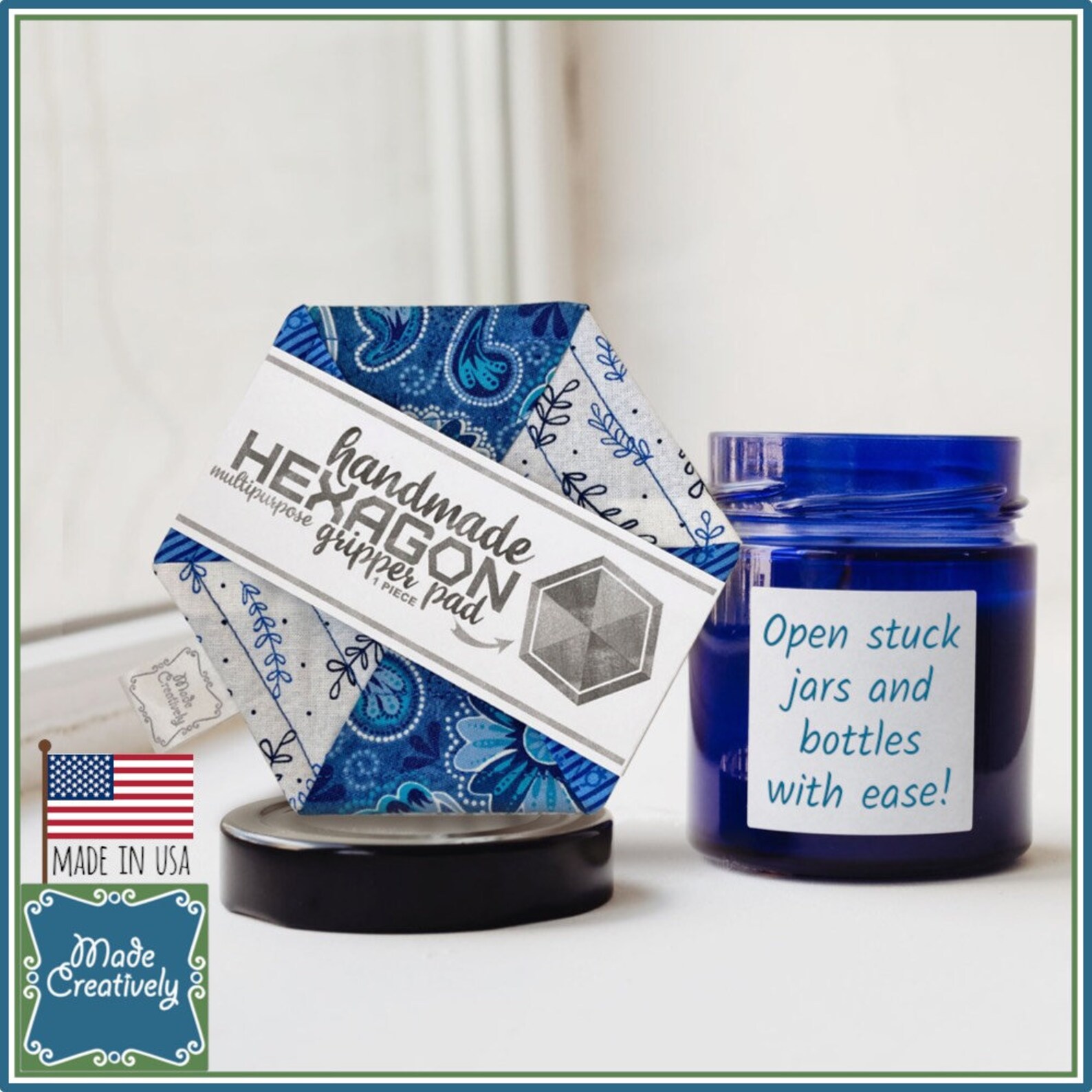 Multipurpose Hexagon Gripper Pad With Quilted Style Easily - Etsy