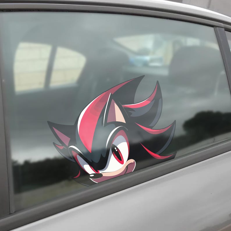 Shadow Peeker Peeking Car Window Decals - Bumper Waterproof Stickers ...