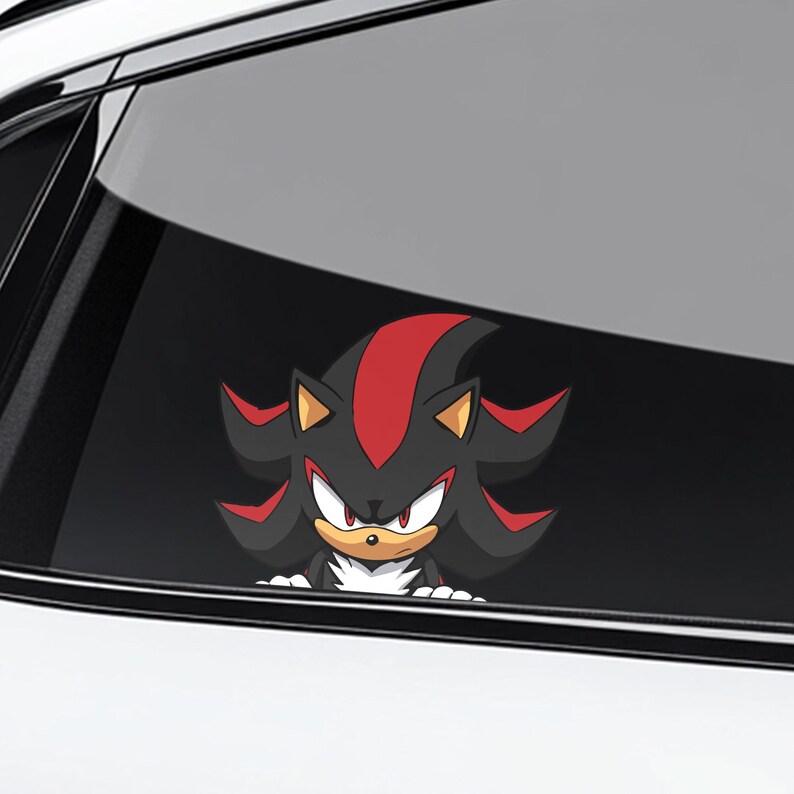 Angry Shadow Peeker Peeking Car Window Decals - Bumper Waterproof ...