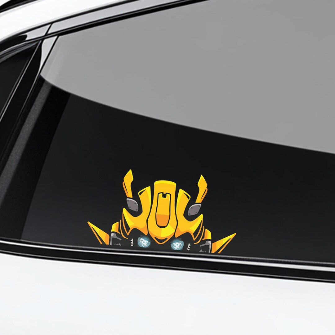 Bumble Bee Peeker Peeking Car Window Decals - Bumper Waterproof ...