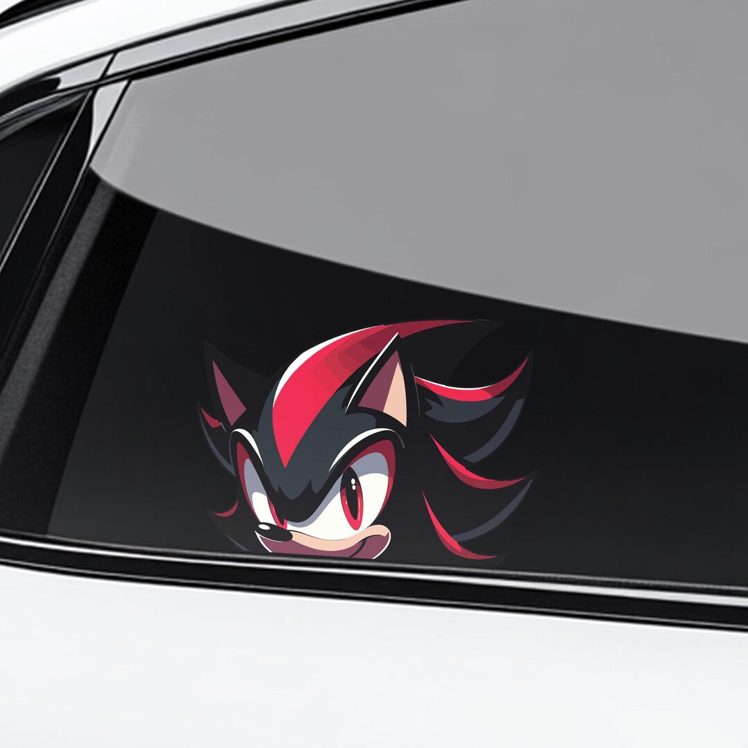 Shadow Peeker Peeking Car Window Decals - Bumper Waterproof Stickers ...