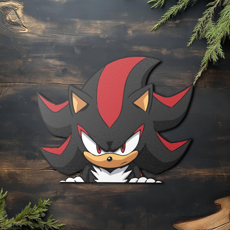 Angry Shadow Peeker Peeking Car Window Decals - Bumper Waterproof ...