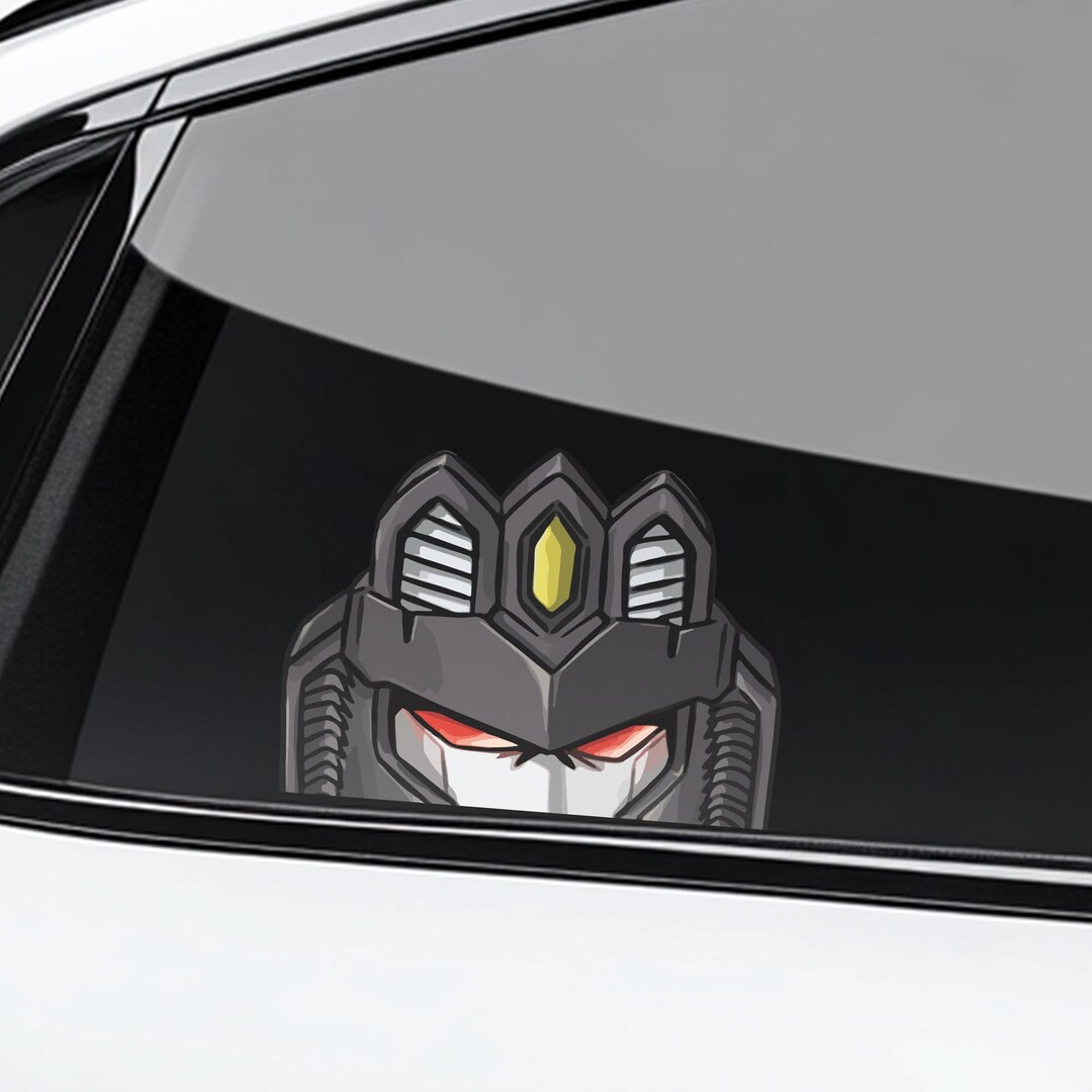 Starscream Peeker Peeking Car Window Decals - Bumper Waterproof ...