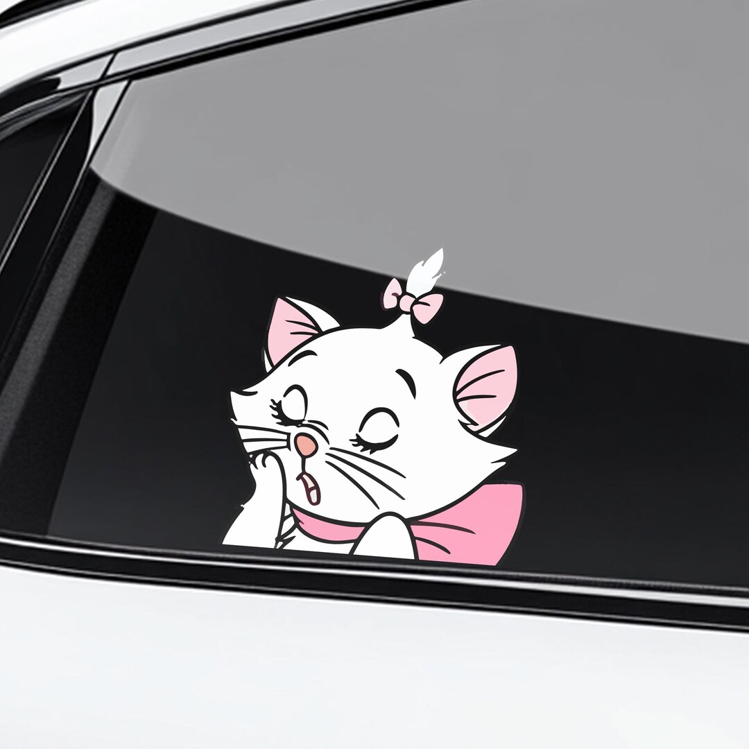 Sassy Marie Peekaboo Peeker Peeking Car Window Decals - Bumper Vinyl ...