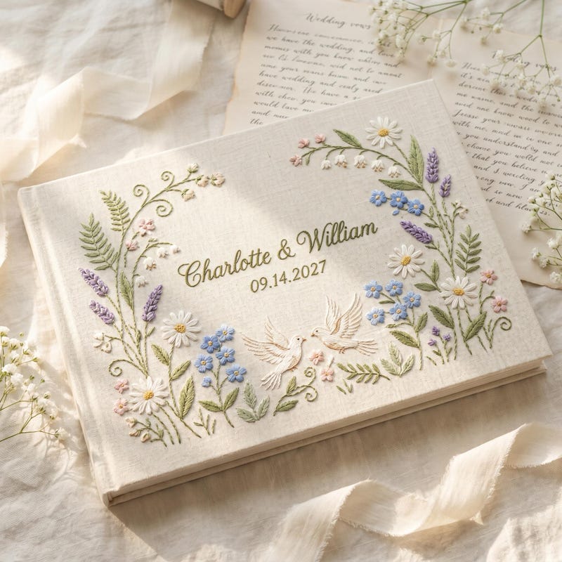 Custom Floral Photo Album - Etsy