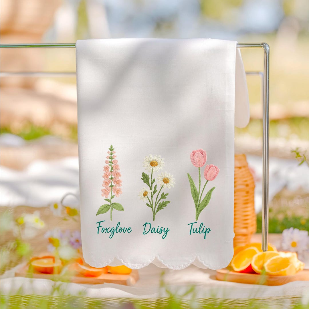 Subtle FDT Tea Towel, F*ck Donald Trump Tea Towel, Floral FDT Gift ...