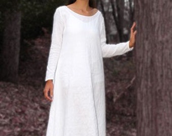 Medieval Shift or Chemise Women's Linen Close-fitting | Etsy