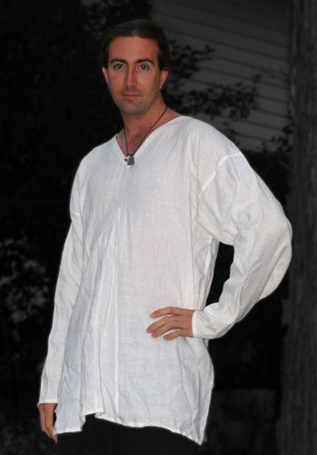 In Stock Men's St. Louis Linen Undertunic Shirt SCA - Etsy