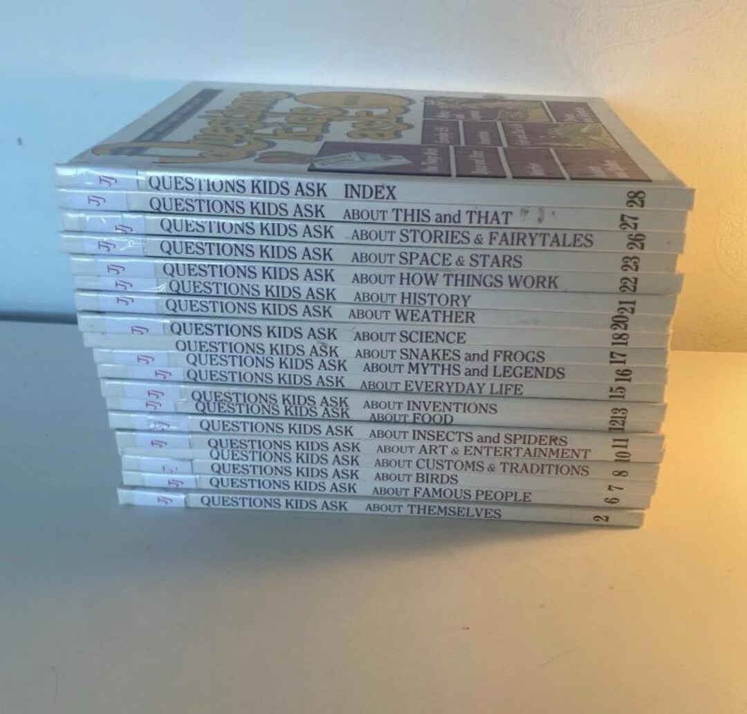 Questions Kids Ask Vintage 1989 Hardcover Bundle (19-volume Set ...