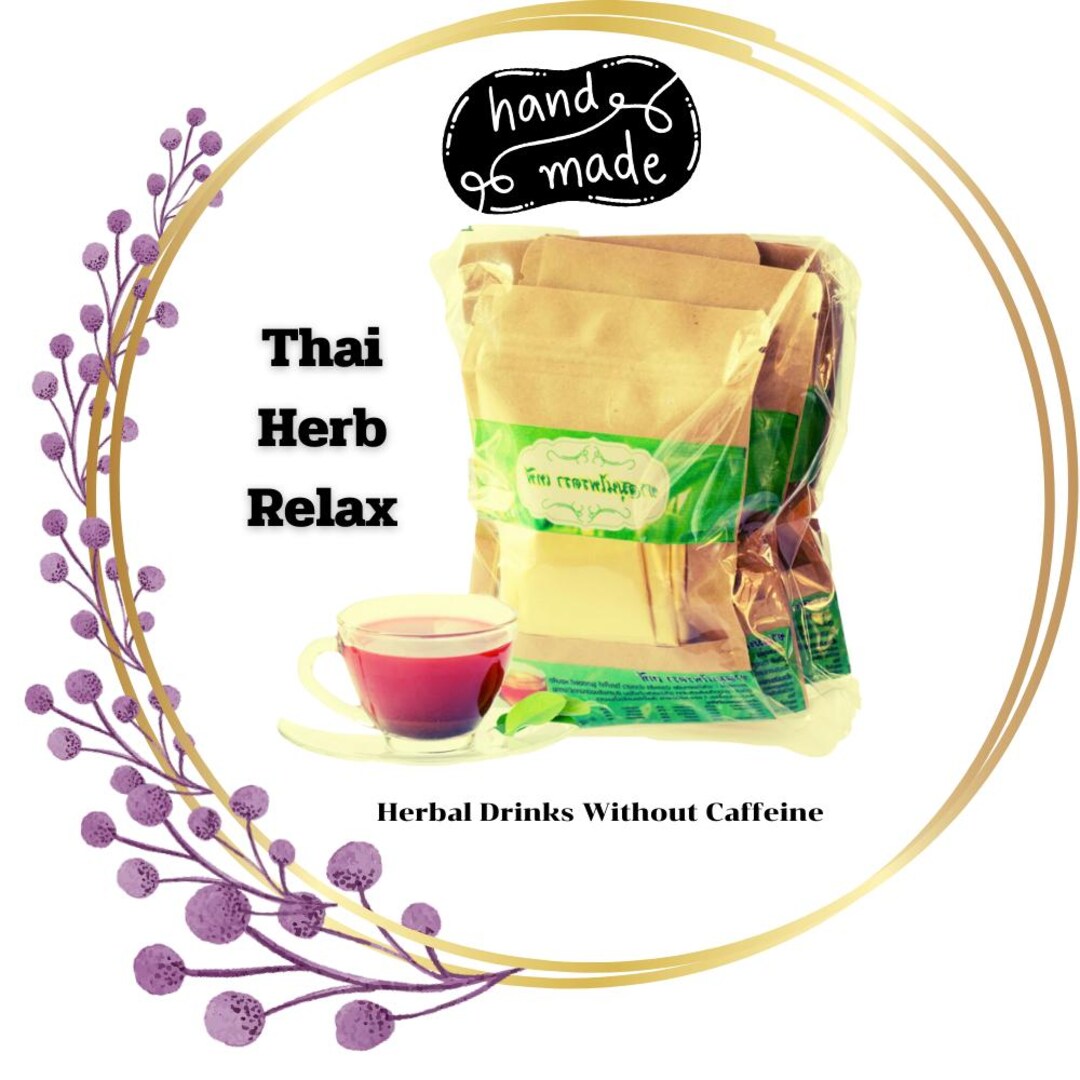 2 Pack 50 Teabags Authentic Thai Herbal Relaxation Tea Caffeine-free ...
