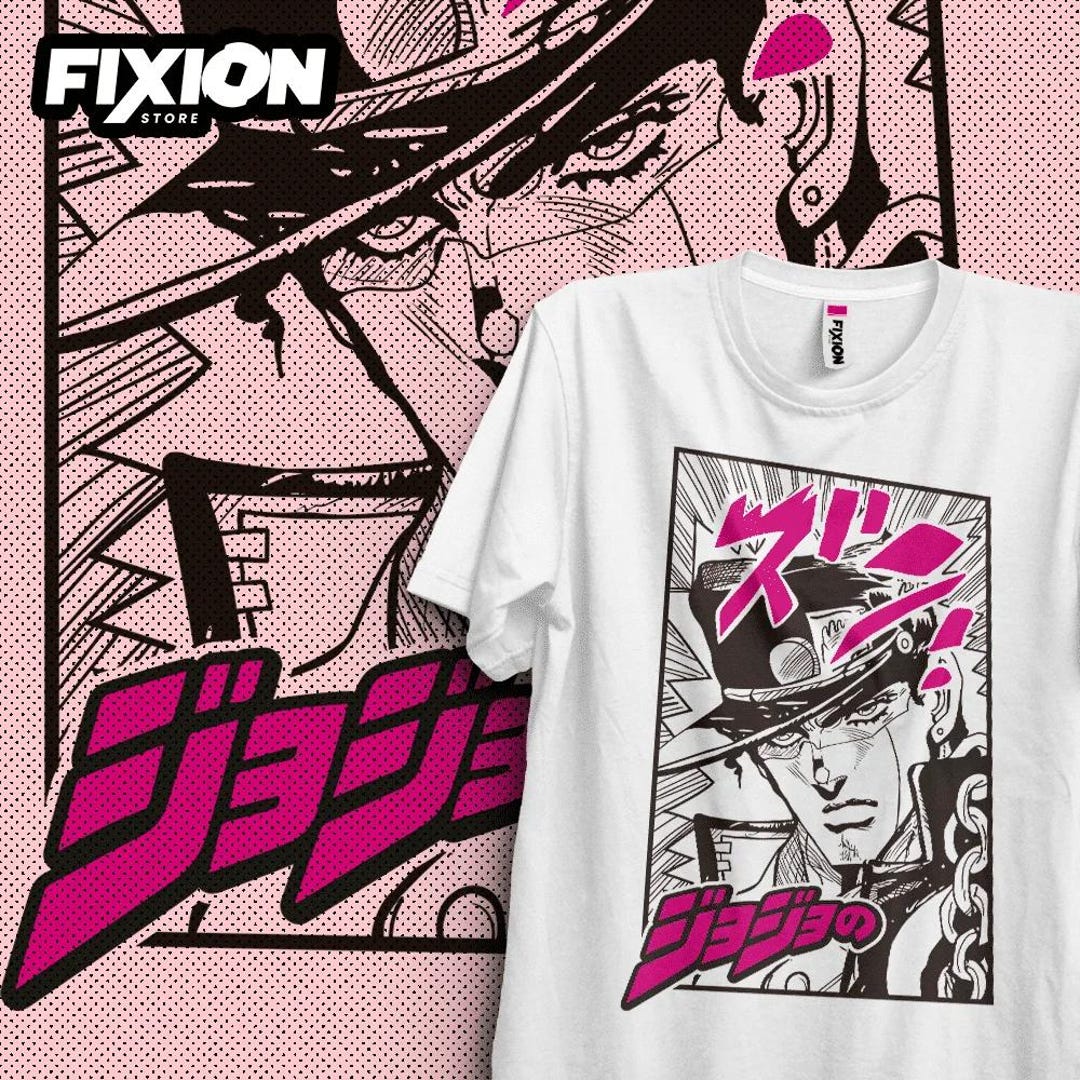 Jojo's Bizarre Adventure T-shirt Anime Abril-0 Graphic Tee X-5XL Cotton ...