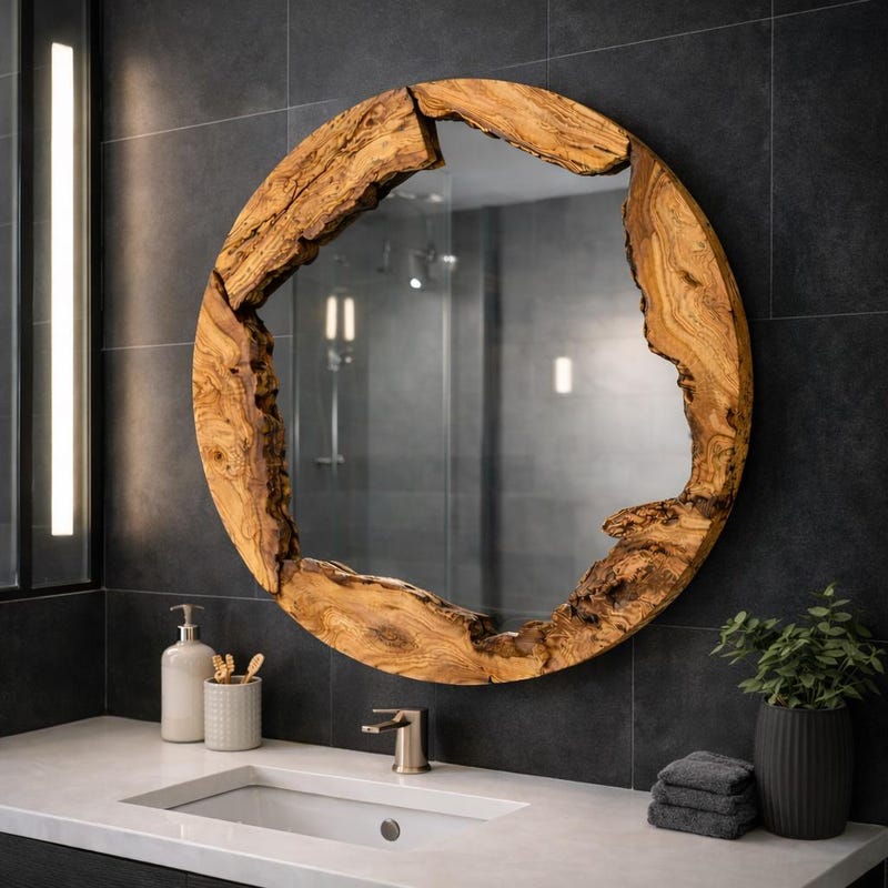 Mirrored Wall Art Wood - Etsy