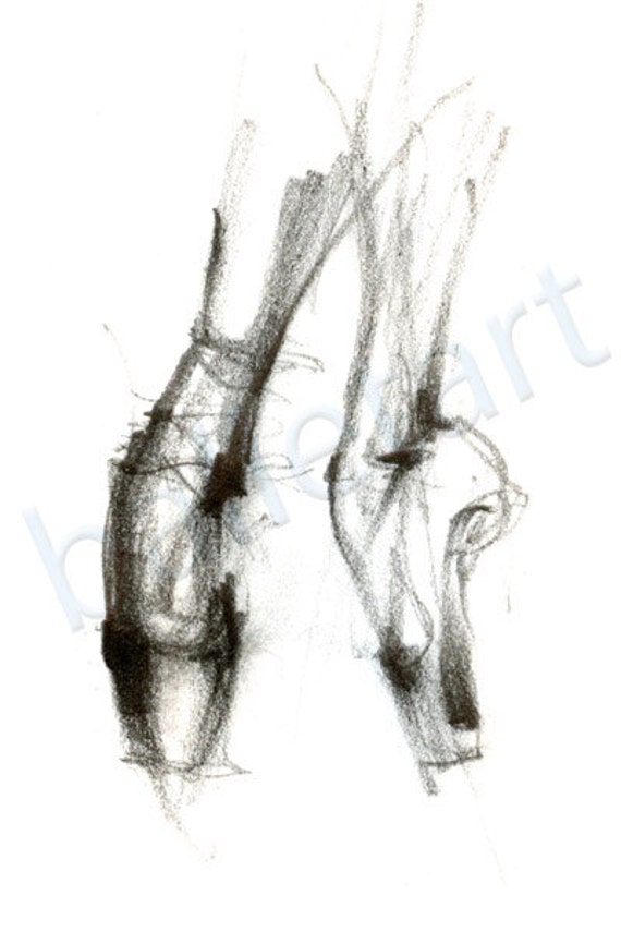 Ballet Dancer Feet Drawing