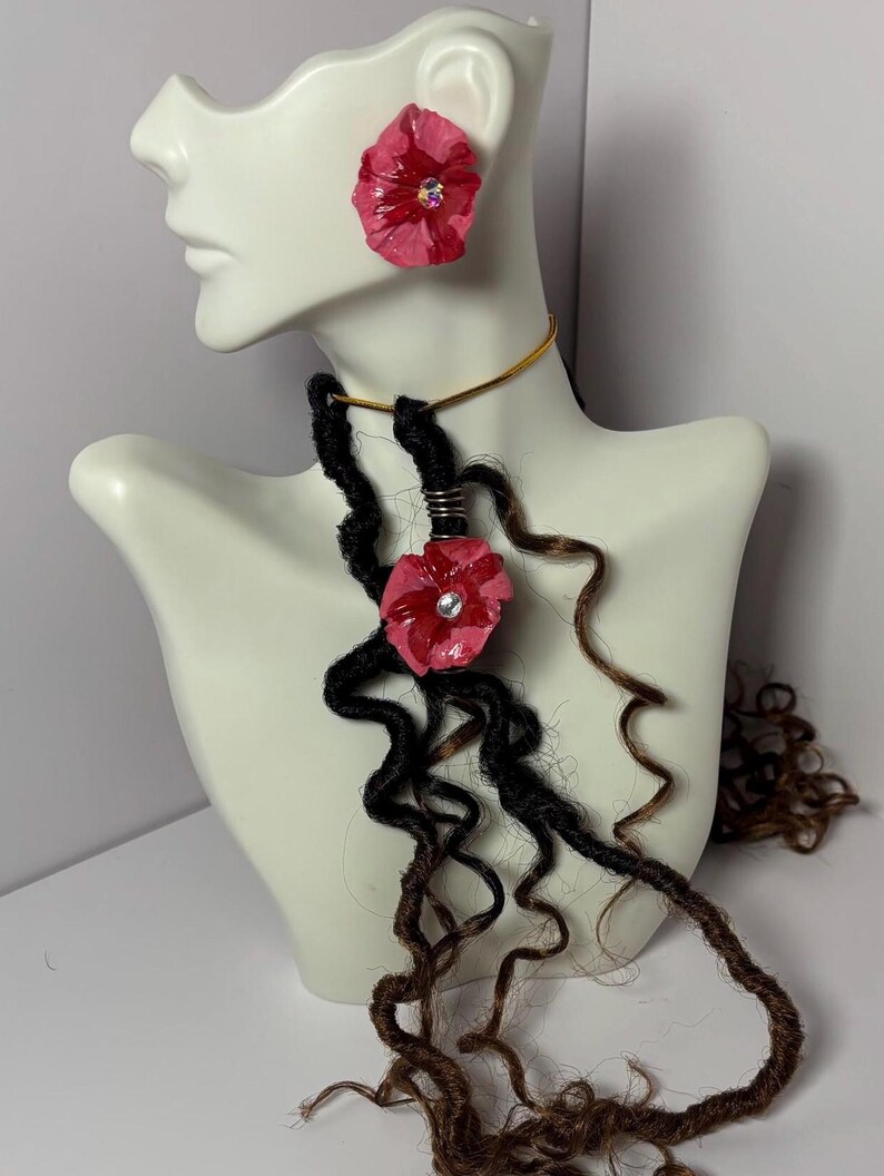 Dreadlock Flower-jewelry for Dreads, Braids and Natural Loc Styles - Etsy
