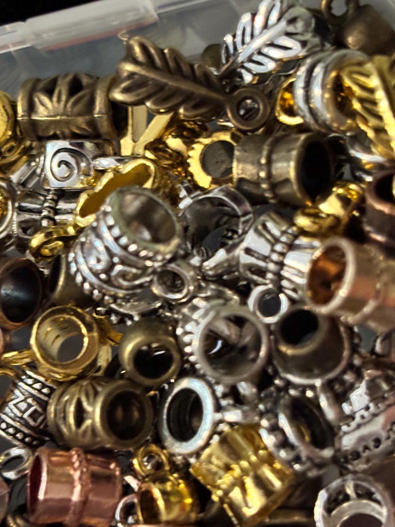 Dreadlock Mystery Bead Soup Mix: Crystal, Glass, Stone, Metal Charms ...