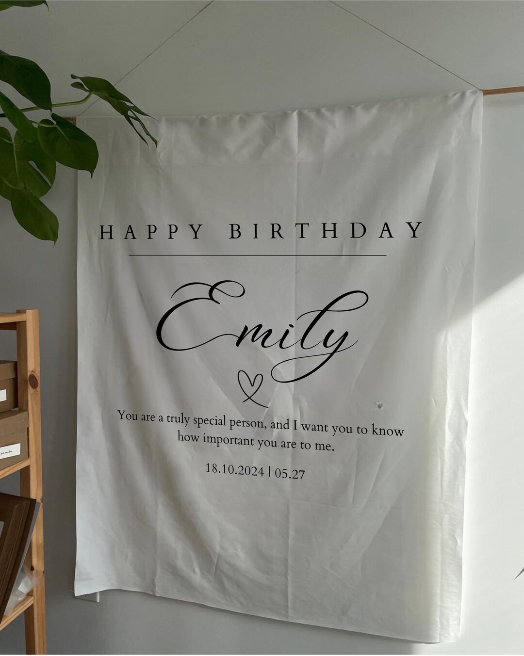 Personalised Birthday Name Flag, Birthday Banner, Custom Birthday ...
