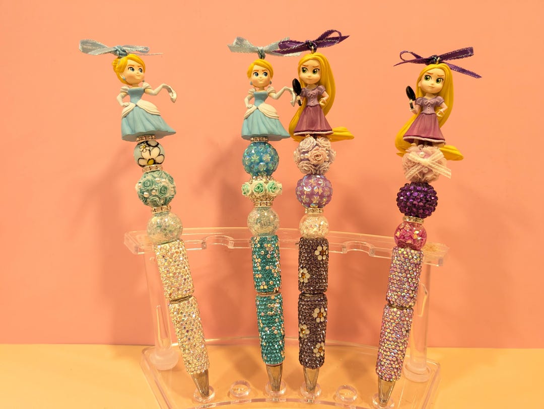 Disney Princess Pens! Mini Cinderella or Rapunzel to Make Writing Fun ...