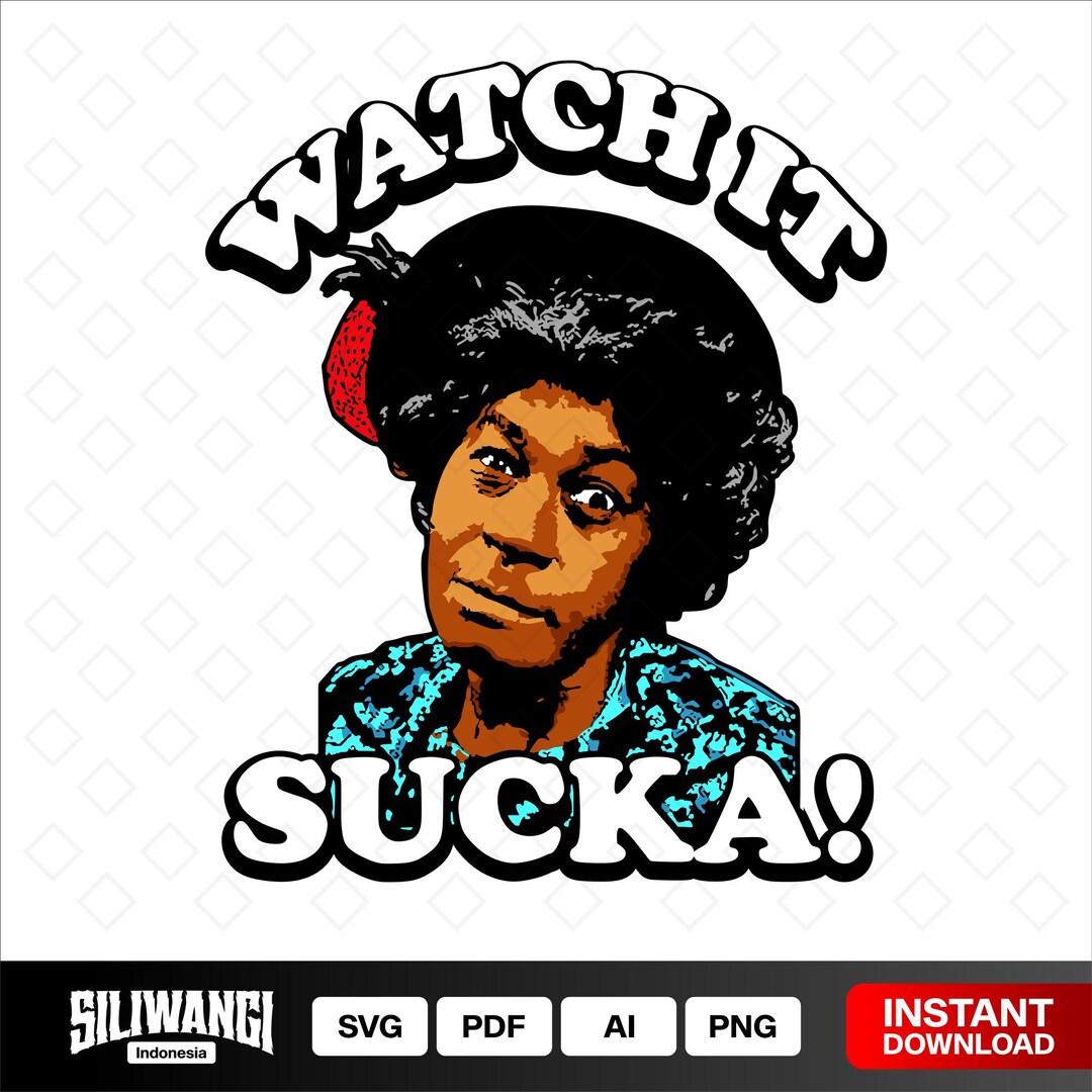 Aunt Esther Cut Files, Fred Sanford Svg Png, Sanford and Son Png, Good ...