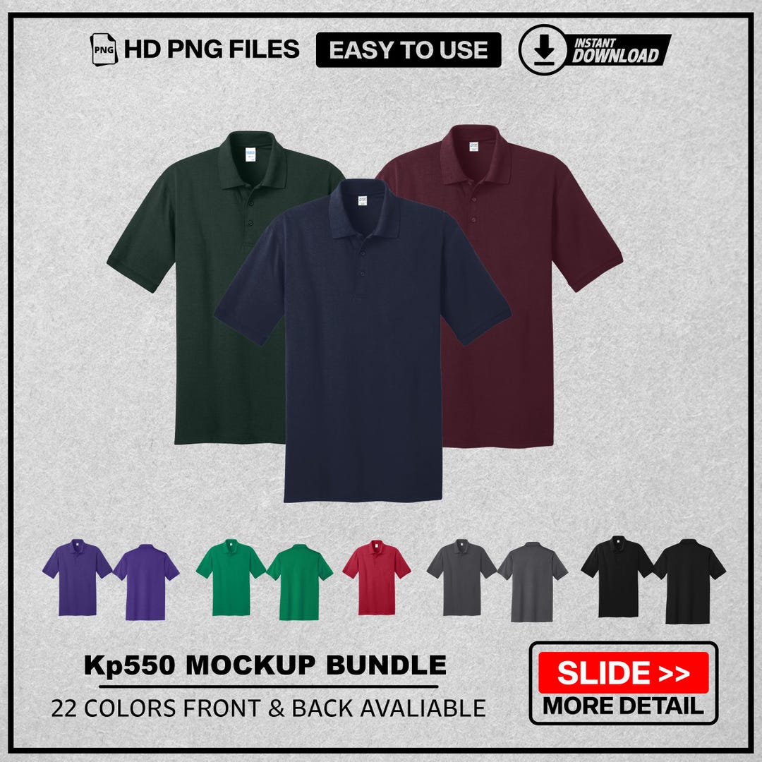 Port Company Kp55 Mockup PNG - High-quality Port Company Kp55 T-shirt ...