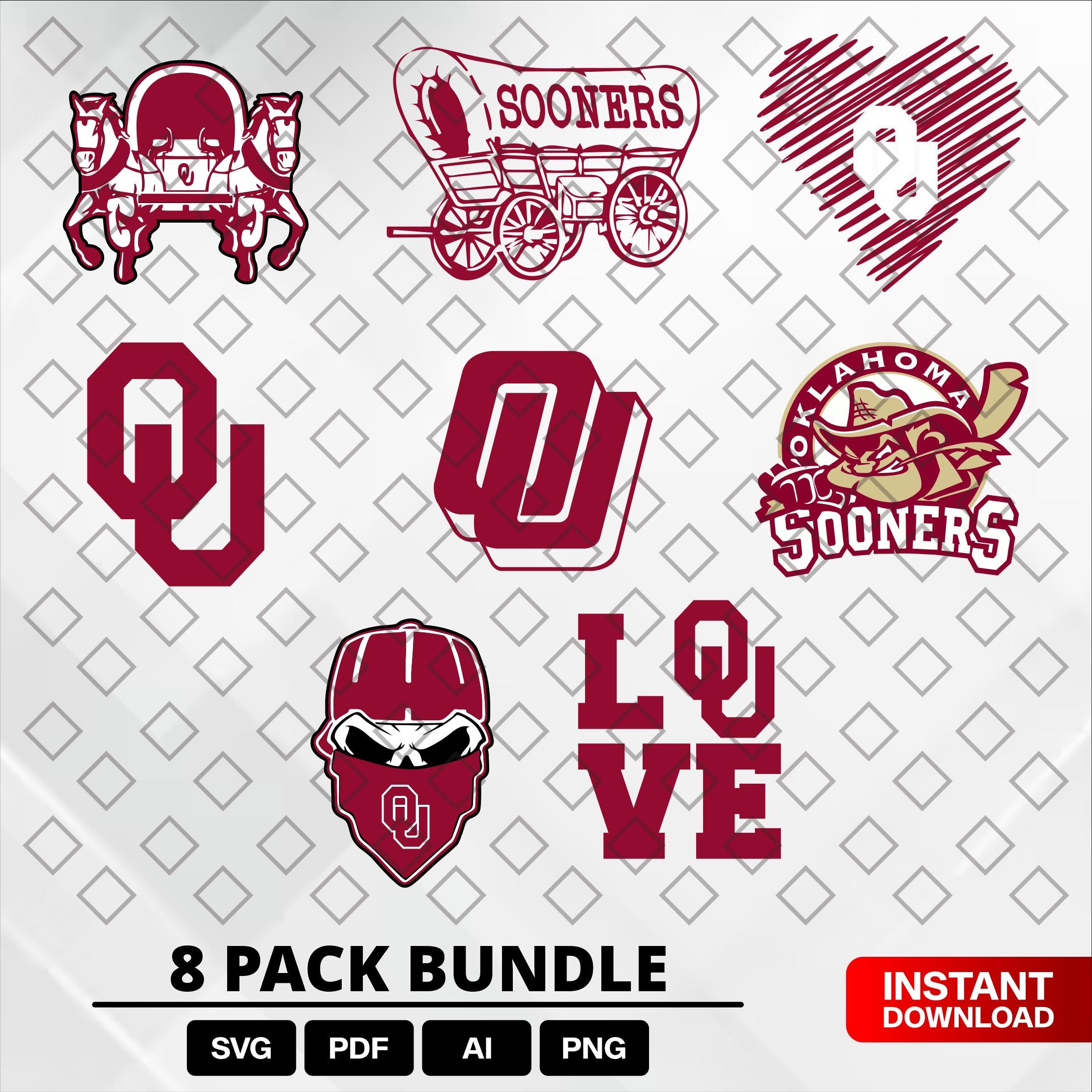 Sooners Artwork Collection, College Designs Svg, Oklahoma Football Svg ...