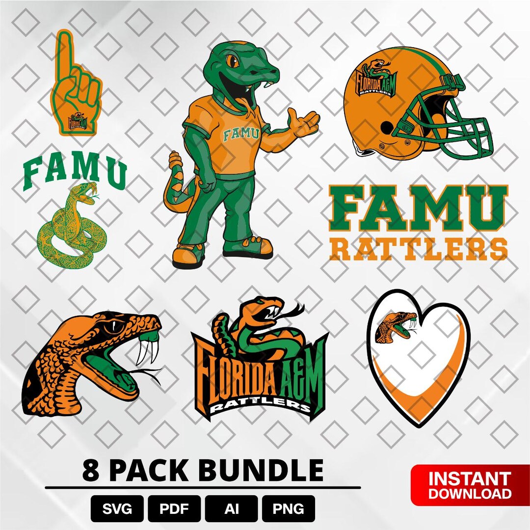 Famu Artwork Collection, College Designs Svg, Football Svg, Florida Svg ...