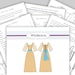 Princess Dress and Crown PDF Sewing Pattern Bundle, Instructions and ...