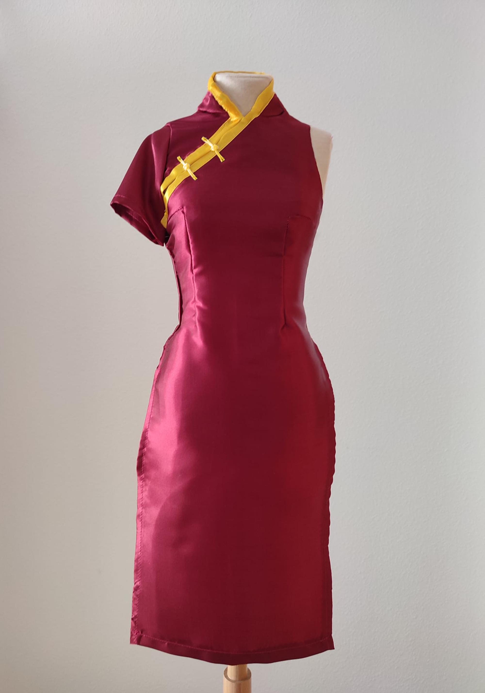 Cheongsam With or Without Sleeves, Adult PDF Sewing Pattern, 6 Sizes ...