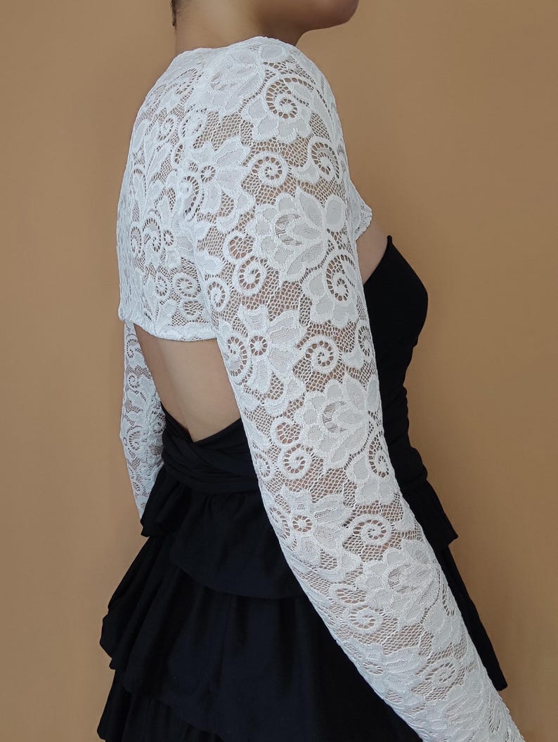 Long Sleeve Lace Bolero Top, Easy Adult PDF Sewing Pattern, 12 Sizes ...