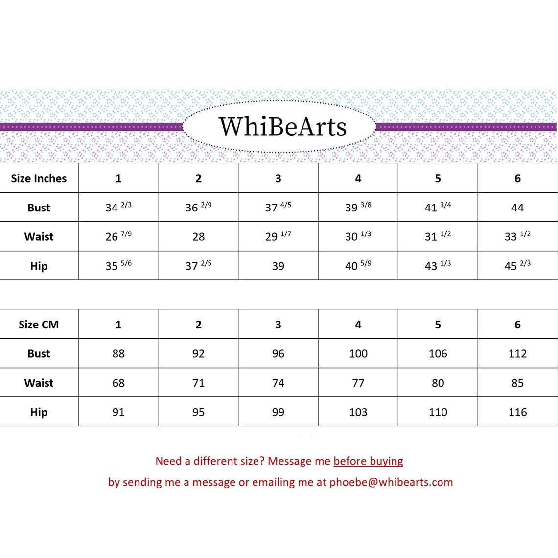Basic Bodice Block Adult Female PDF Sewing Pattern, 6 Sizes ...