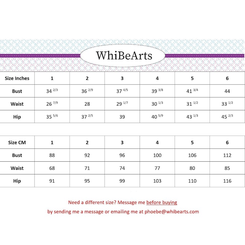 Female Basic Bodice Block for Adults, PDF Sewing Pattern, 6 Sizes ...