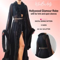 Widow Robe Pattern | INSTANT DOWNLOAD | Printable Sewing Pattern | Old ...